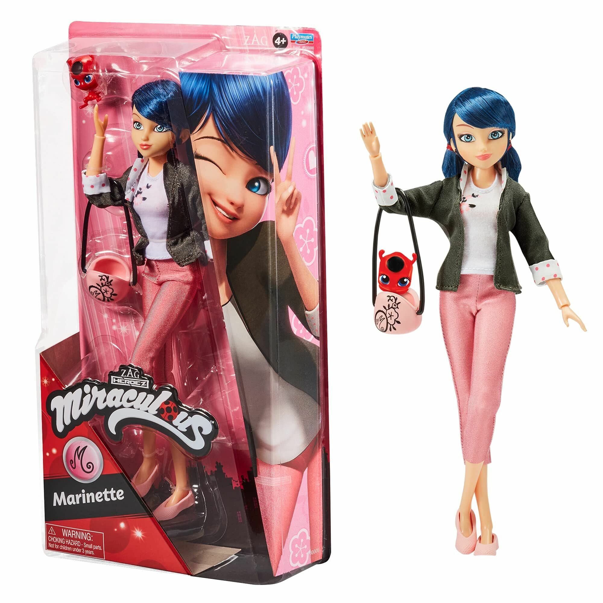 Playmates Toys Zag Heroez Miraculous Marinette Fashion Doll / Модная кукла с чудотворная персонажем и аксессуарами