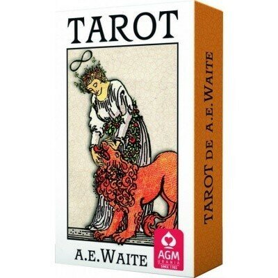 Карты Таро: "A.E.Waite Tarot Premium Edition - Pocket - Spanish" AGM Urania / Таро А. Э. Уэйта, испанская версия, карманный вариант