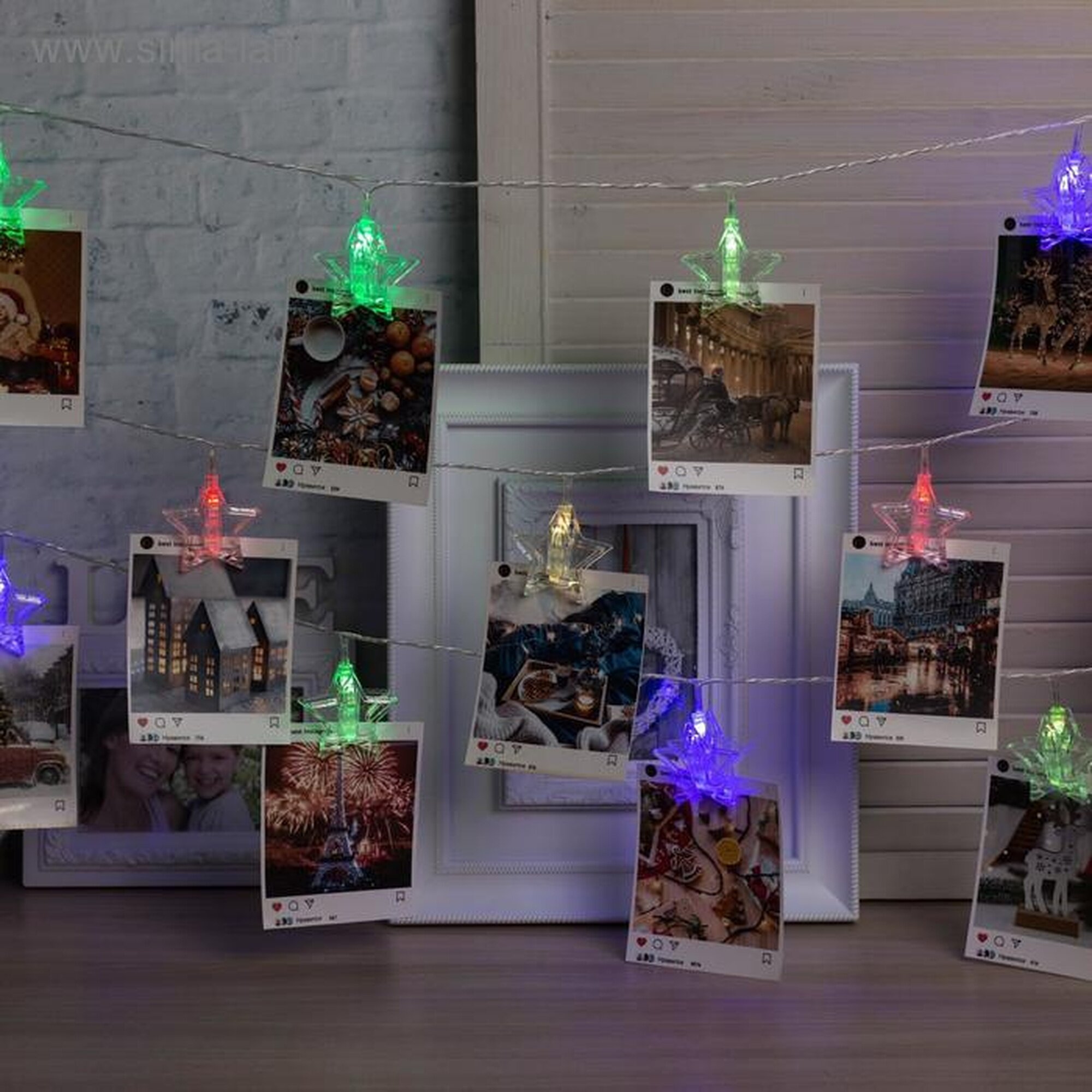 Гирлянда Luazon Lighting «Нить», 4,5 м, 20 светодиодов, мультицвет, IP20