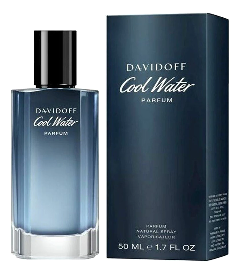 Духи мужские DAVIDOFF Cool Water Parfum, 50 мл. Свежий фужерно-пряный аромат