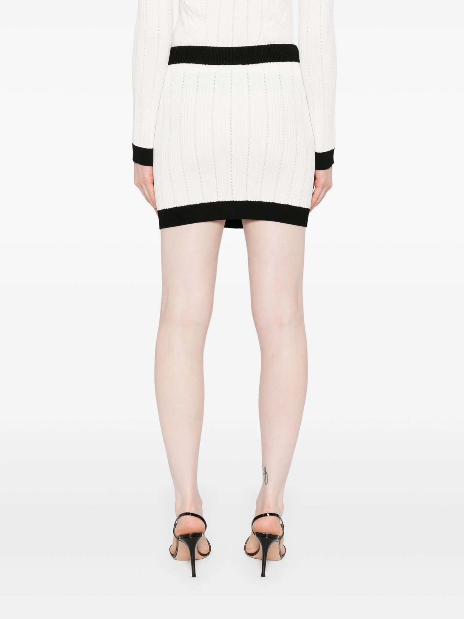 Юбка BALMAIN, размер 34, white — фото 1