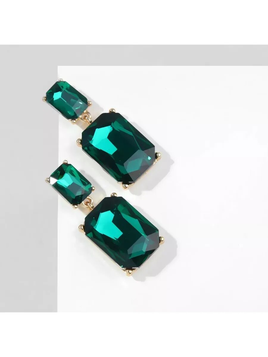 Серьги, стекло