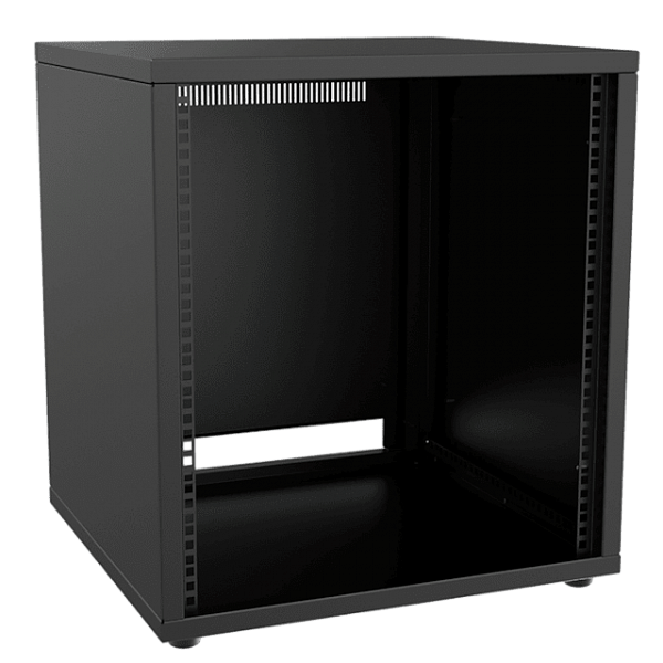 Caymon PR212/B Рэковый шкаф 19'. Монтажная высота 12U. Габаритные размеры, мм (Ш x В (с ножками) x Г): 540 х587 (605) х 500. Масса 20,5 кг. Цвет черный (RAL9004).