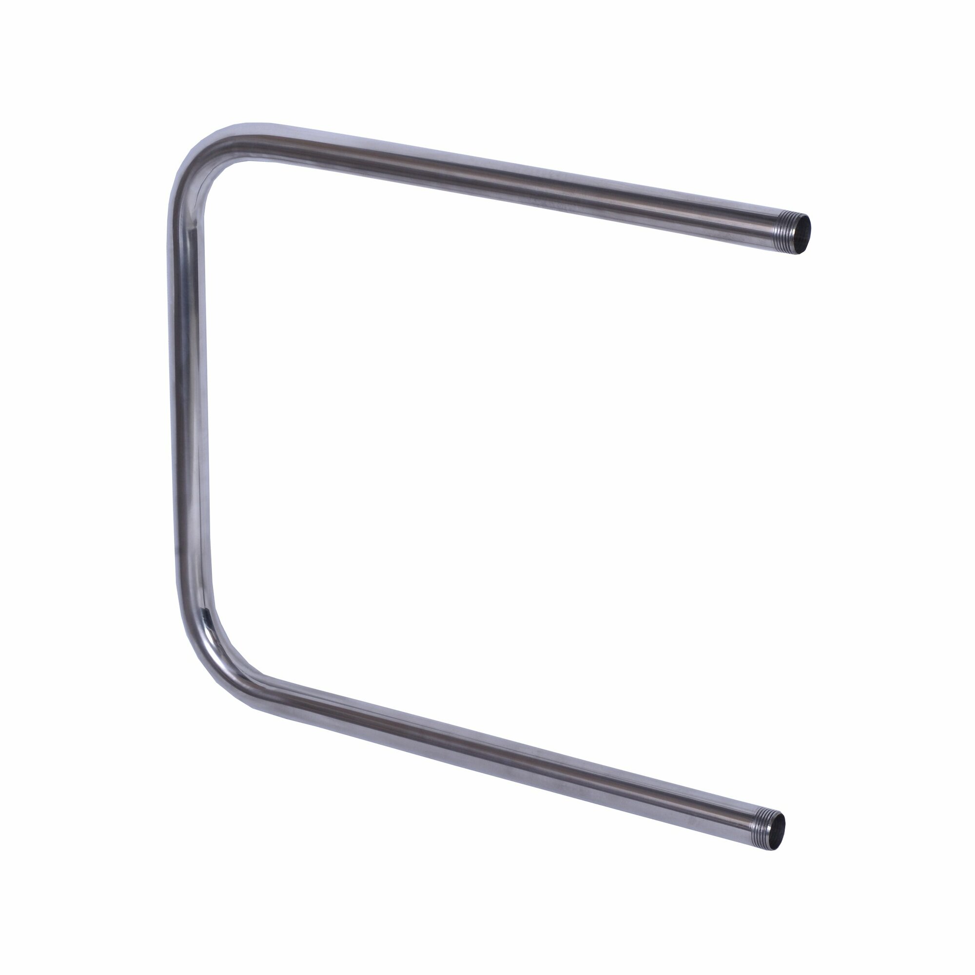 Водяной полотенцесушитель П-образный Без цвета 500x600