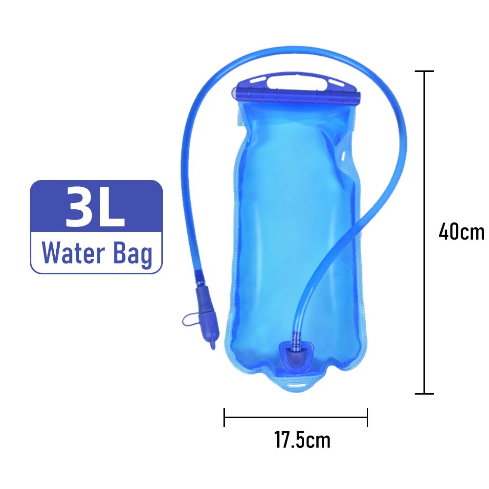 ThinkRider ПEVA сумка для воды 3л прозрачно-синяя 3L water bag