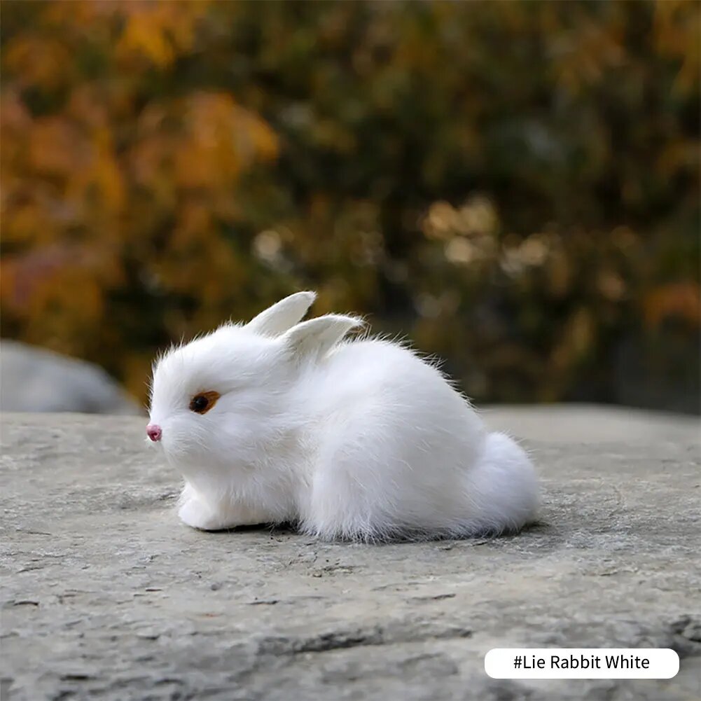 Миниатюрный кролик Lie Rabbit White, белый