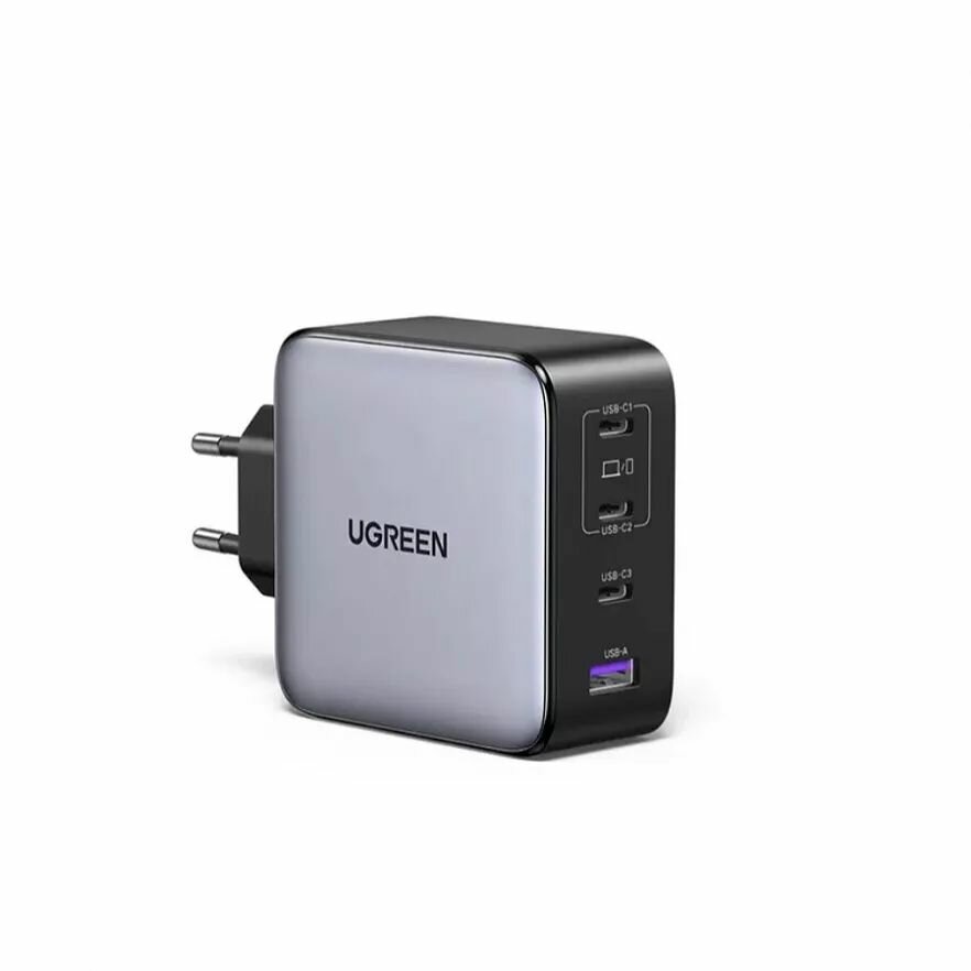 Сетевое зарядное устройство UGREEN X764 (35539) Nexode Pro 200W USB-A+3*USB-C GaN Tech Fast Charger EU. Цвет: серый.