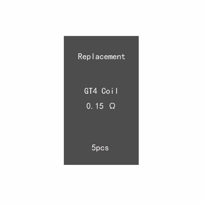 5Pcs Катушка Замените катушку GT4 coil Series 0.15ohm Mesh Coil Пятизолотистый аксессуар для телефона