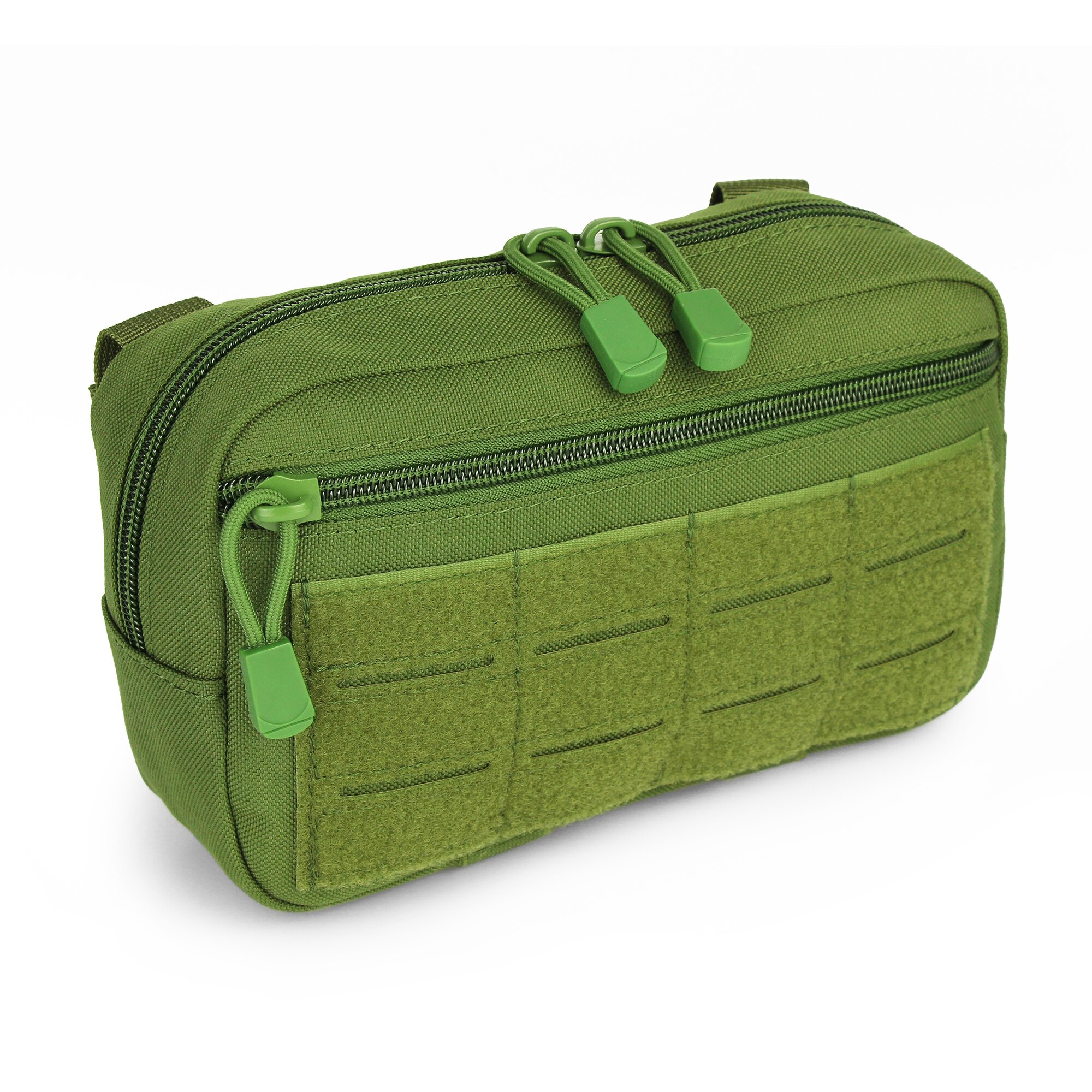 Тактический подсумок с системой Molle, горизонтальный, зеленый