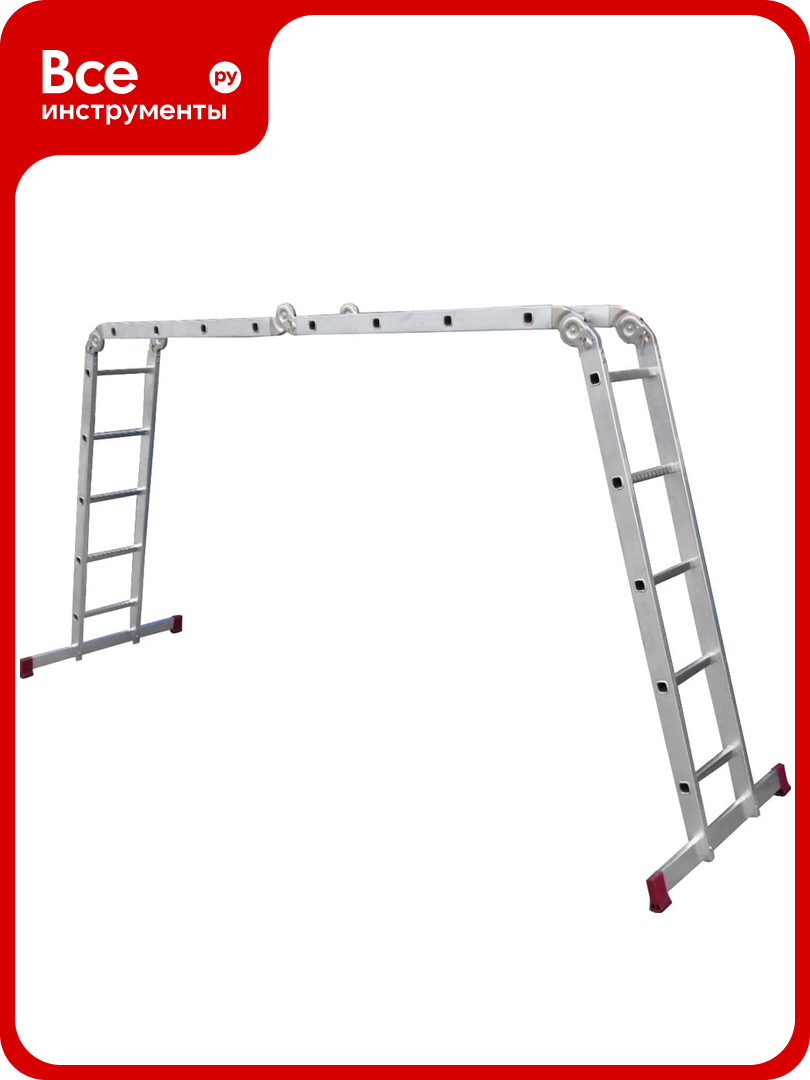 Шарнирная стремянка-трансформер универсальная Krause 5+4+4+5, хранения и транспортировки