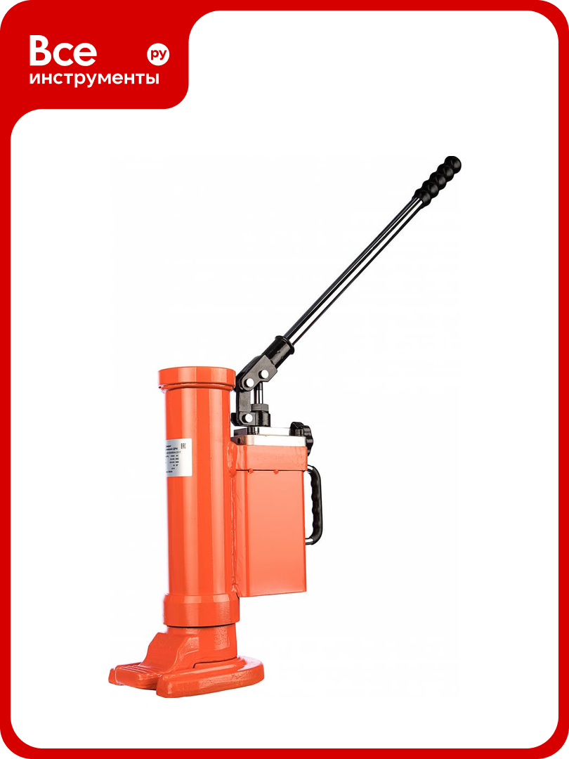 Гидравлический домкрат TOR ДПГ-100 (HM-100) 10T, Модель приводится в действие маятниковым движением рычага