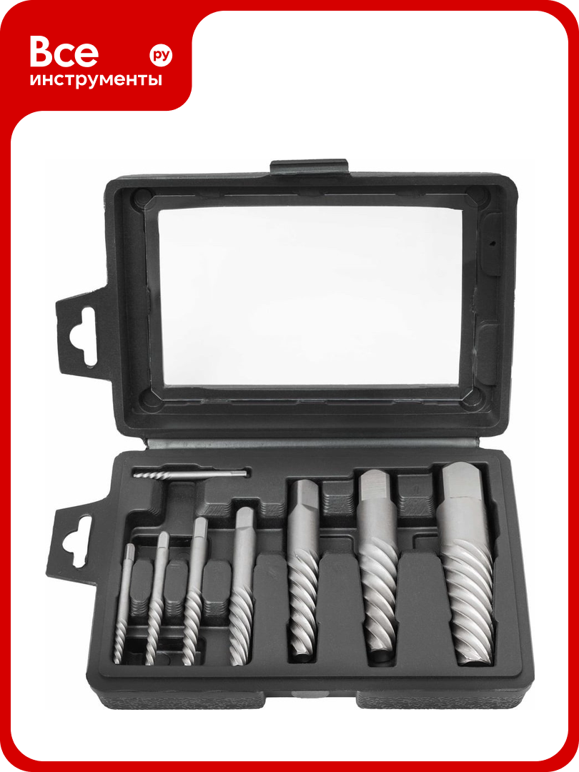 Набор экстракторов Gigant М3-М26, 8 шт. футляр GSEC-8, с правой резьбой