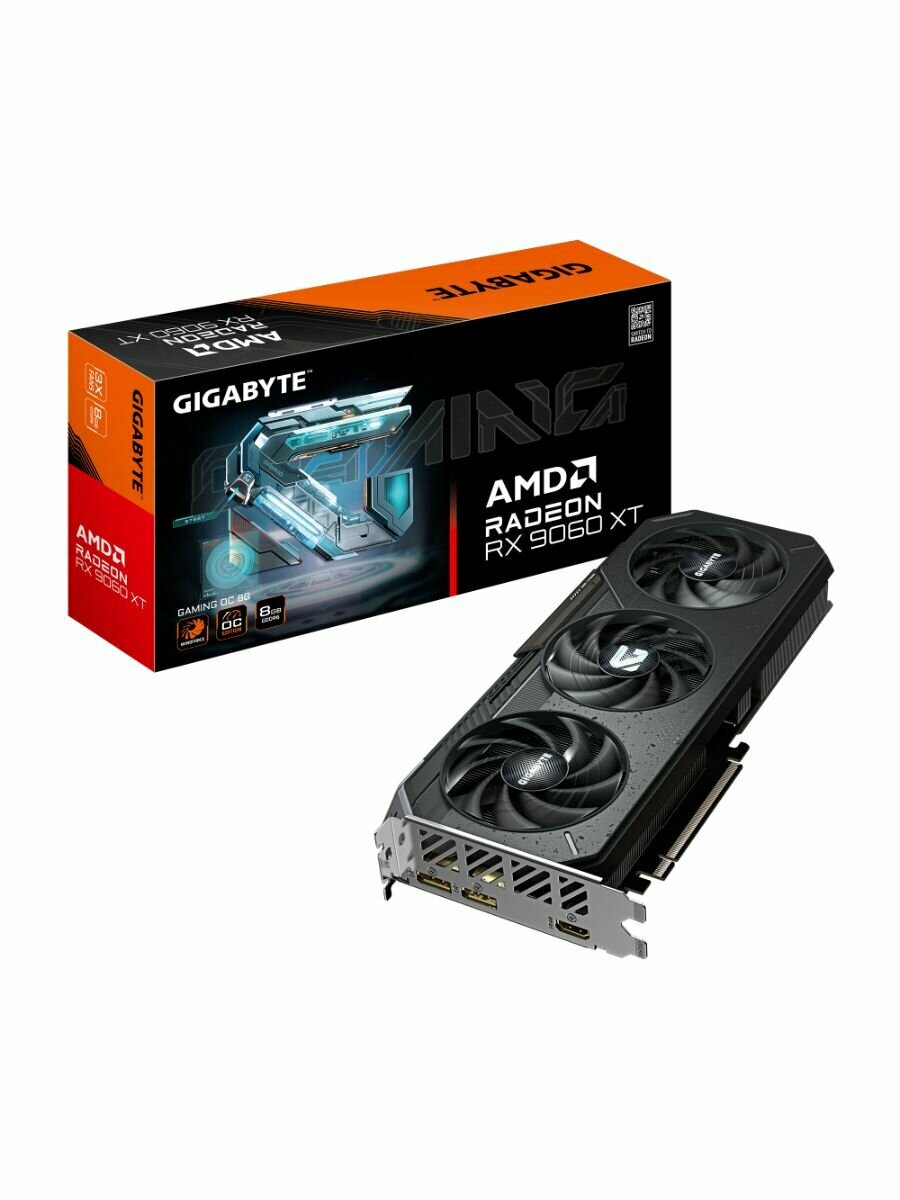 Видеокарта Gigabyte AMD Radeon RX 9060 XT Gaming OC 8G
