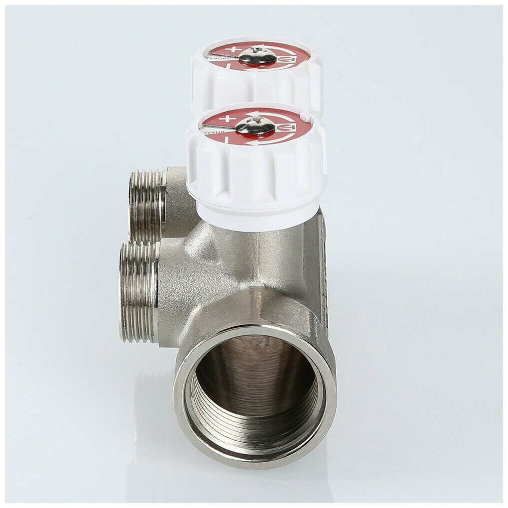 Коллектор регулир. нар. рез. 2 вых. 1"х Евроконус 3/4" (VTc.570. NE.0602) Valtec