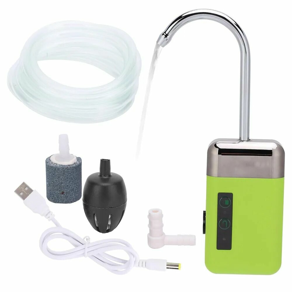 Мобильный туристический умывальник, насос с сенсором движения, электрическая кран помпа с зарядкой от USB.