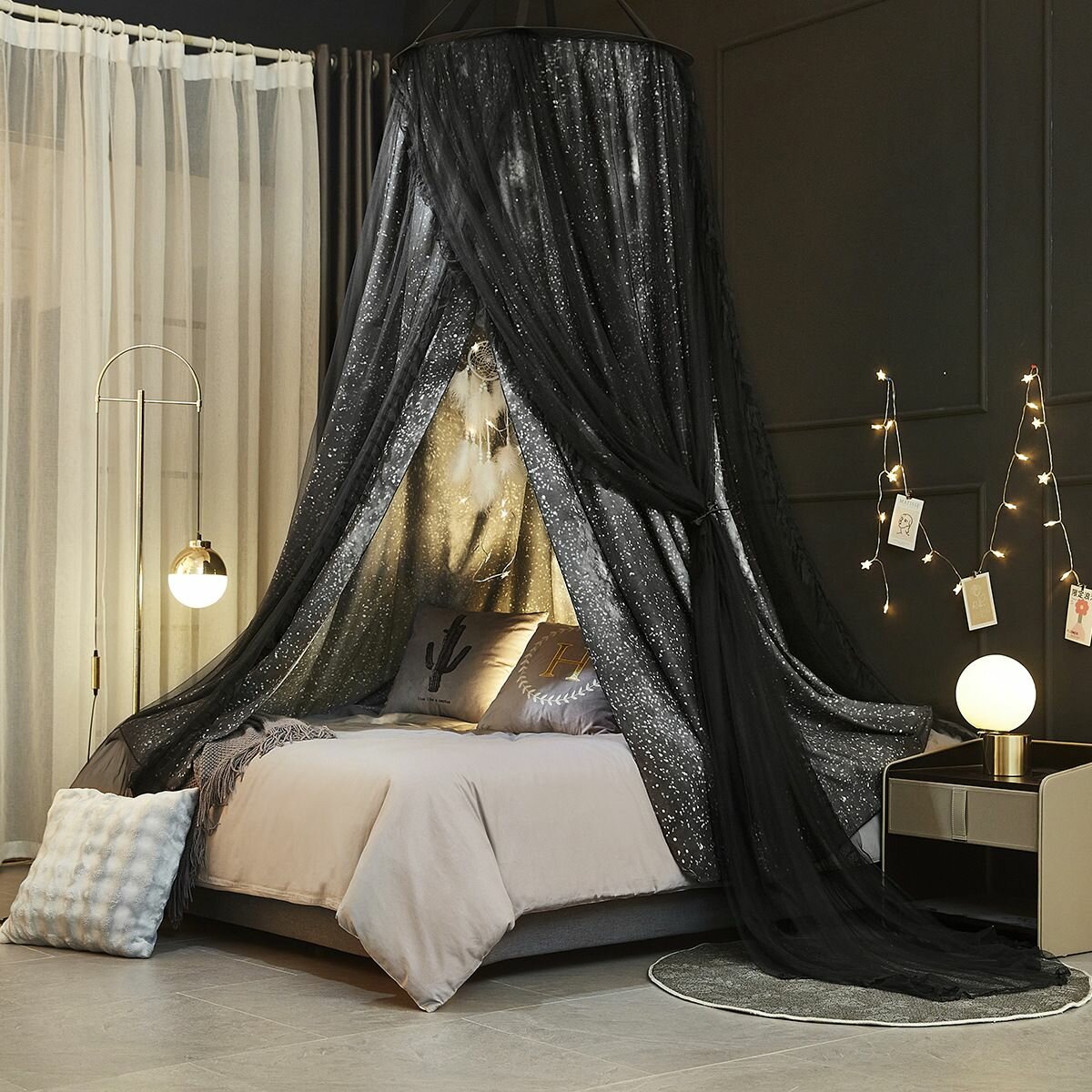 Балдахин для взрослых занавеска для кровати с куполом