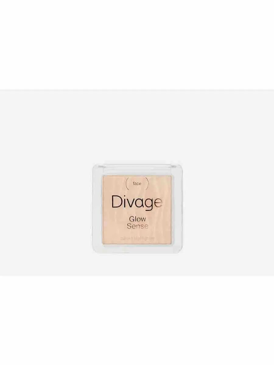 Хайлайтер для лица запеченный Divage Glow Sense Baked Highlighter бронзовое сияние, пудровый, 3 оттенка