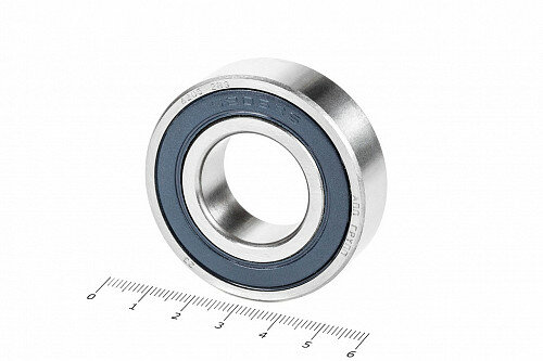 Подшипник шариковый 180205 (6205 2RS P6) с двухсторонним уплотнителем, стальной сепаратор, 6-й класс точности, наружный диаметр 52 мм, внутренний диаметр 25 мм