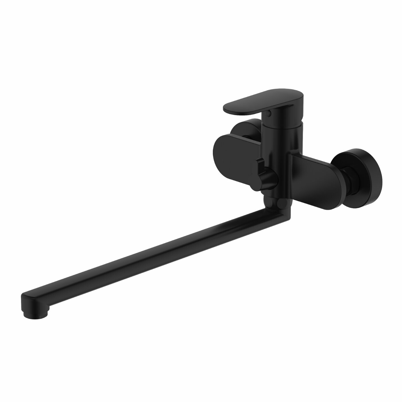 Смеситель для ванны Акватек Ника AQ1842MB черный матовый