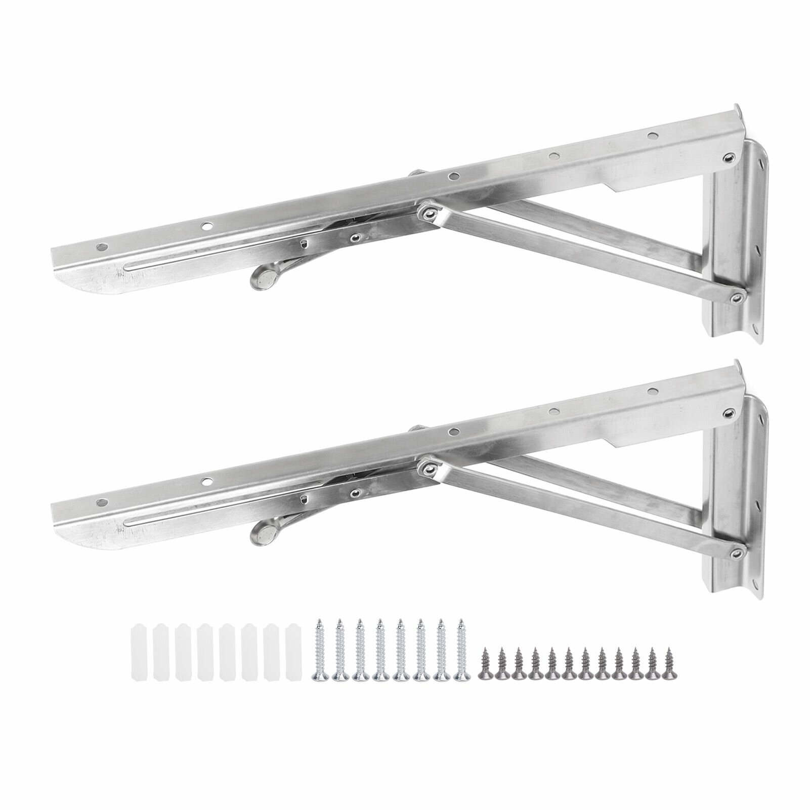 13,6-дюймовая складная скамья, настенная полка, прочный настенный кронштейн из нержавеющей стали для лодки, яхты, автофургона