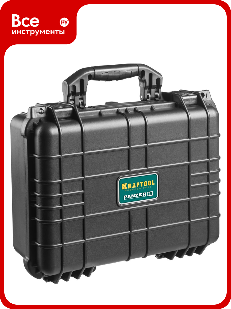 Ударопрочный пластиковый ящик KRAFTOOL Panzer степень защиты IP55, 16 38251-16, для транспортировки ручного