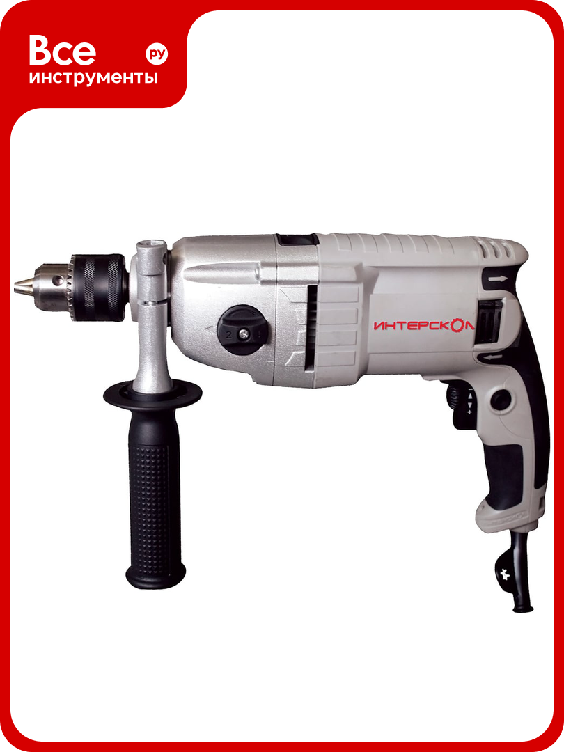 Ударная дрель Интерскол ДУ-13/820 ЭР 148.1.3.00