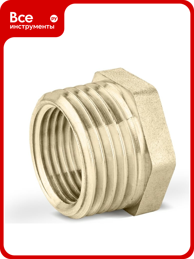 Футорка LD PRIDE 1' - 3/4' нар/вн латунь 550006