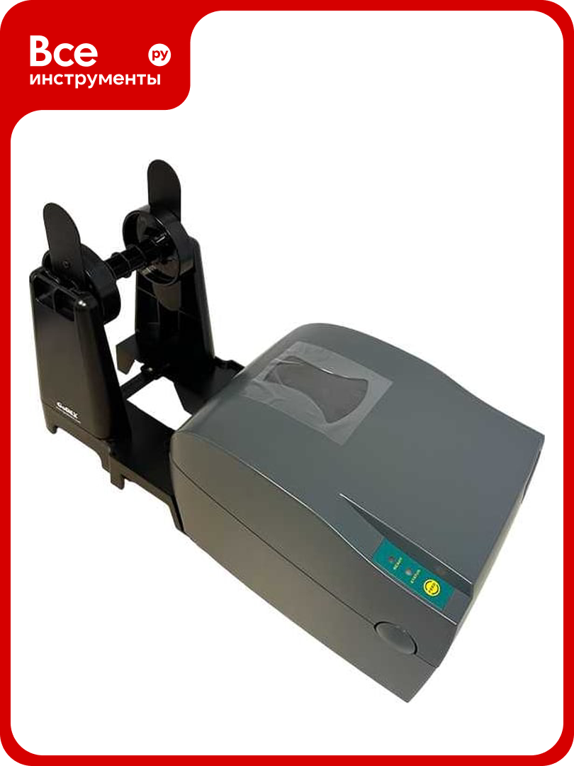 Принтер Маркерпром Godex G530U для монтажа с держателем рулона, со стартовым набором кабельных бирок по 1000 шт, с