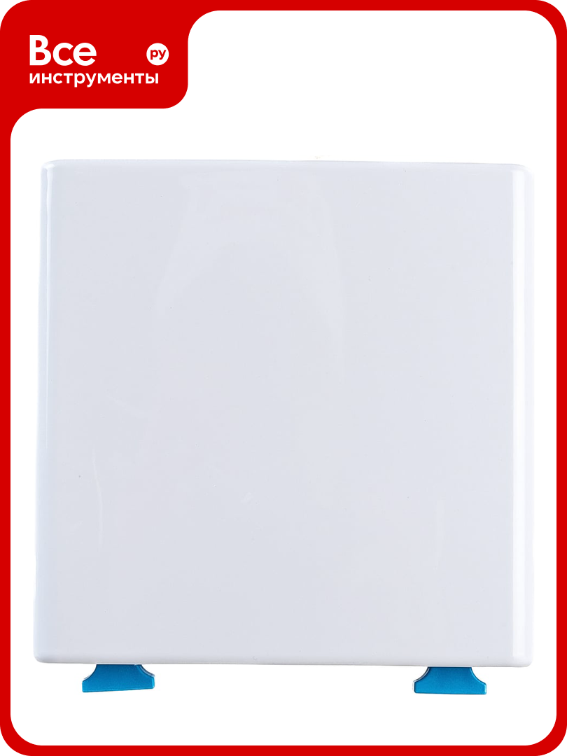 Оптическая розетка NIKOMAX (кросс), укомплектованная на 2 порта пластиковая, NMF-WO02SCUS2-CS-WT, пластиковый