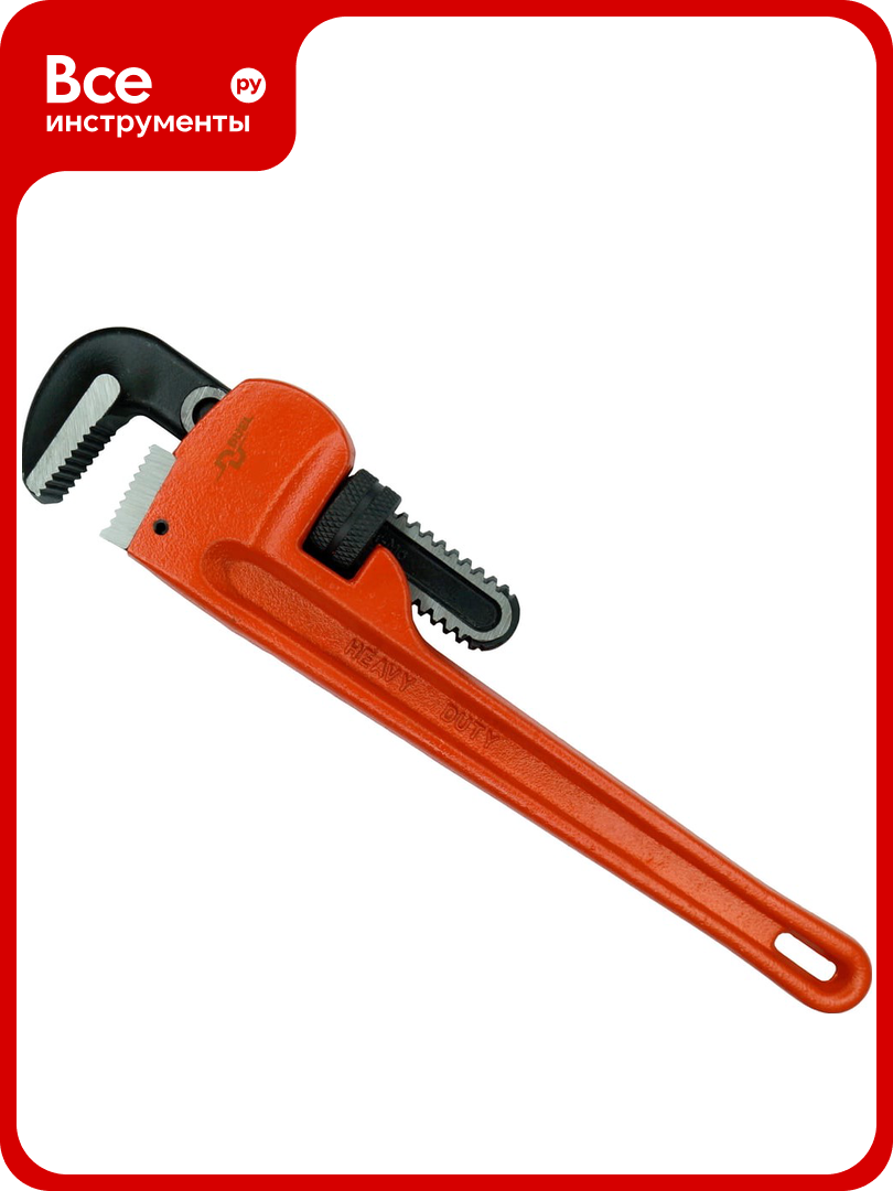 Усиленный трубный ключ DUEL 48 до 180 мм, длина 1200 мм 22000048, для прочной фиксации трубных соединений