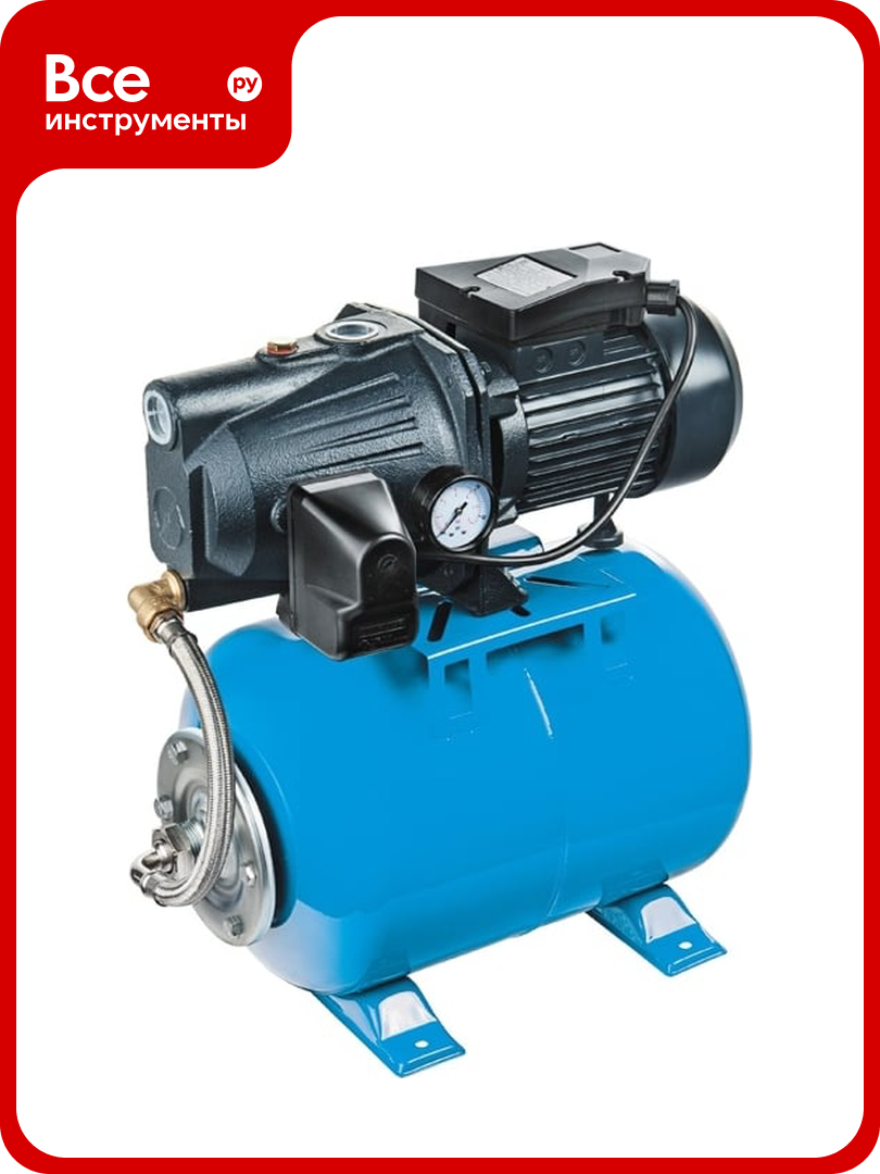 Насосная станция UNIPUMP AUTO JET 100 L, для использования в загородном доме