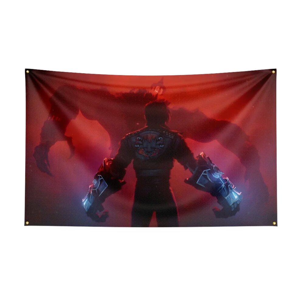 Флаг Лиги Легенд Арканы полиэстер 90x150 см 60 х 90 см, ZH7932