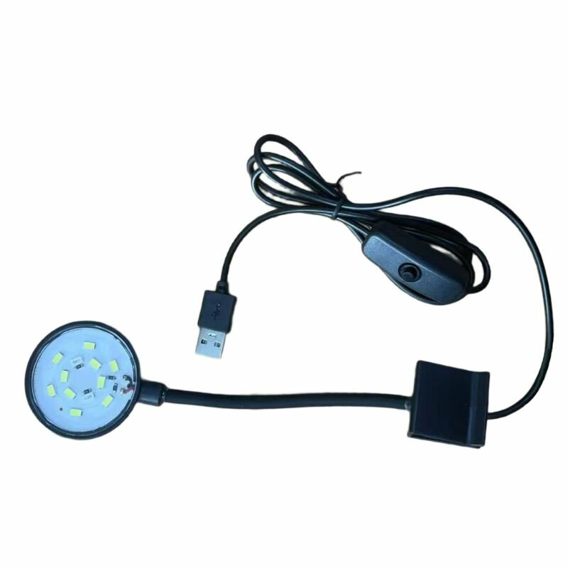 Светодиодная лампа для маленького аквариума-черный тип USB