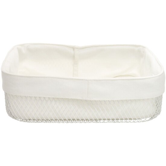 Корзина для хлеба Lemax 25х17 см, прямоугольная, матовый белый (LB-8 WT)