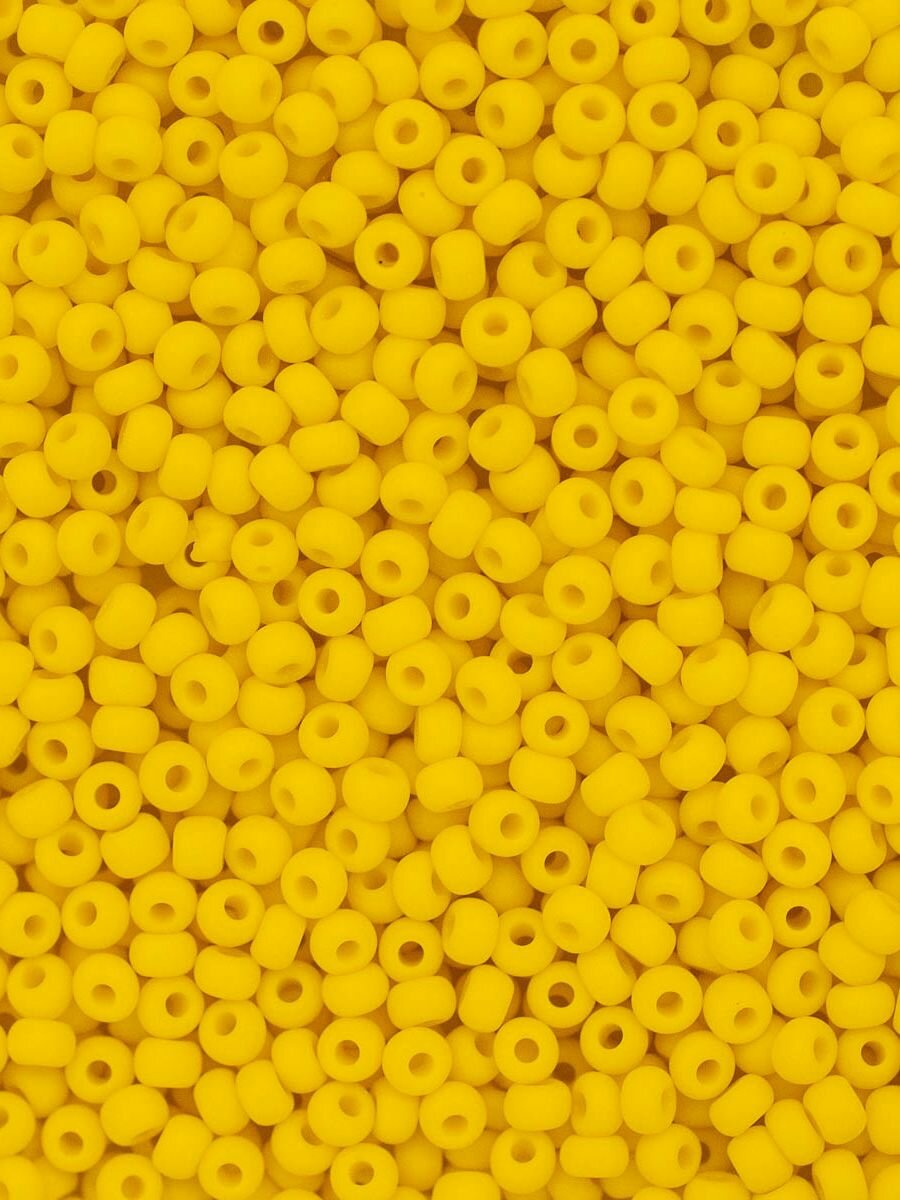 (83110) Бисер непрозрачный матовый 10/0, круглое отверстие, 50гр, Preciosa