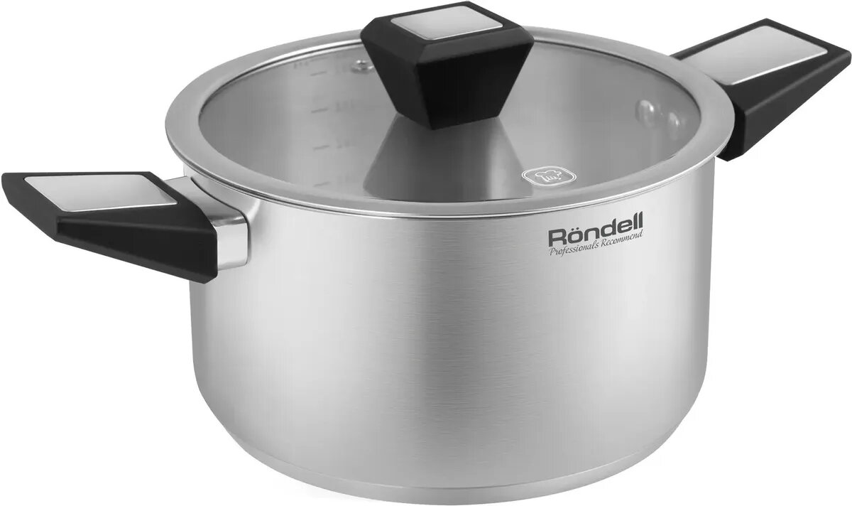 RDS-1889 / Кастрюля 3.2л Rondell Blitz RDS-1889, нержавеющая сталь, с крышкой