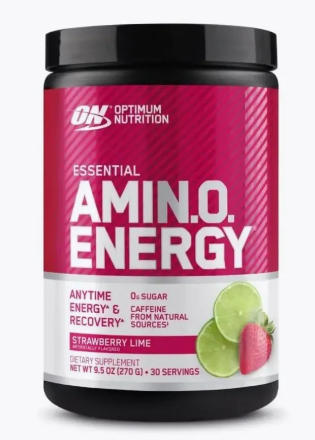 Аминокислоты Optimum Nutrition Amino Energy, 270гр. Клубника-Лайм