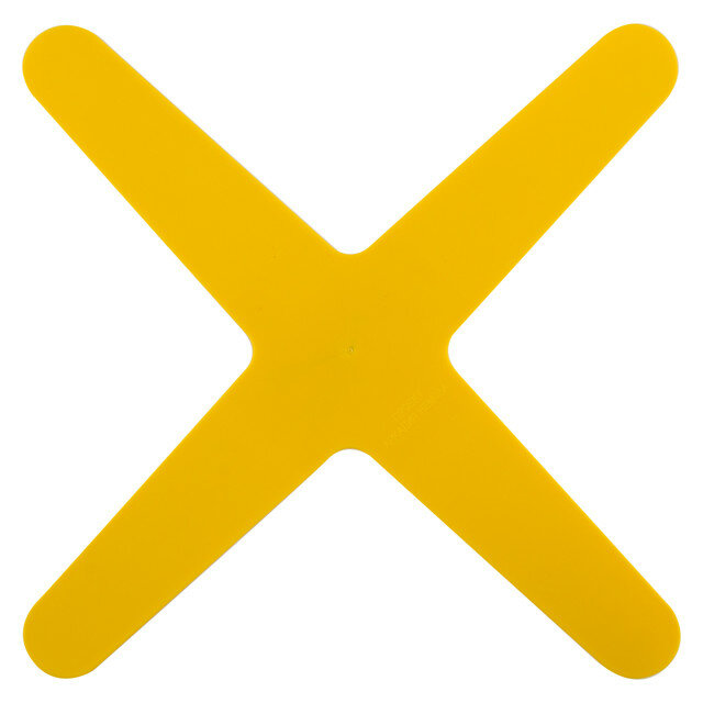 Бумеранг четырехлопастной ECOS Моно 29,5х29,5см в асс-те пластик