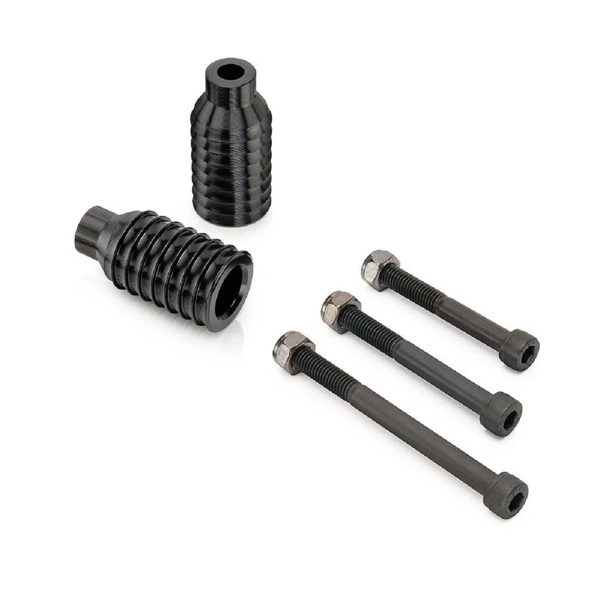 Пеги Hipe н01 Black Matt, 2 пеги, 3 высокопрочные оси, черный