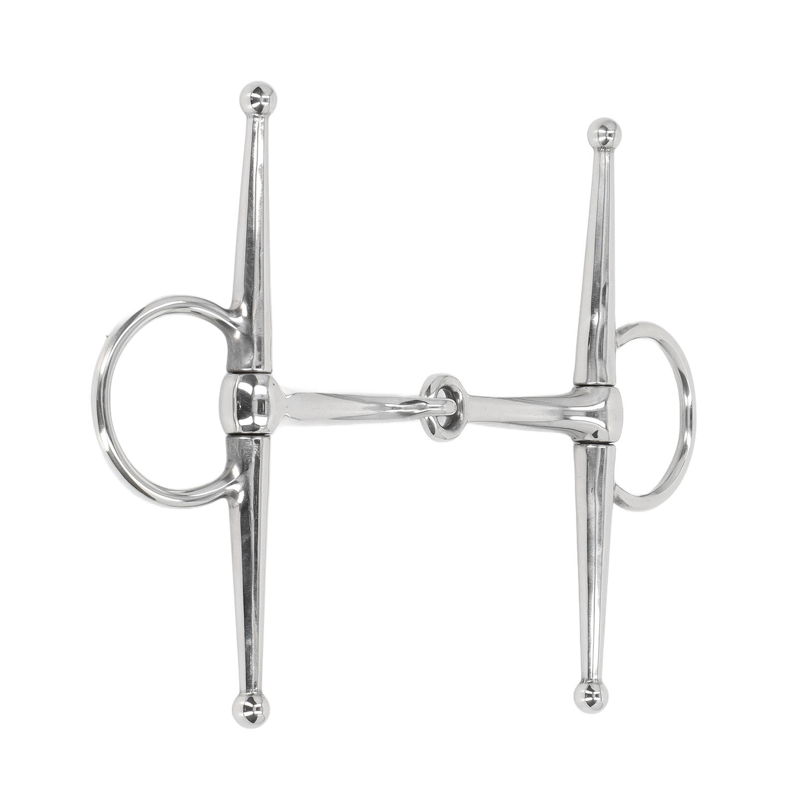 Трензель для лошади с полной щекой, кольцевой шарнир из нержавеющей стали, насадка для лошадиной пасти, 125 мм