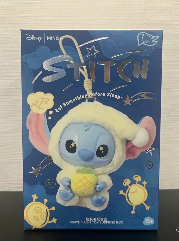 Лабубу Стич Labubu Stich Игрушка сюрприз Blind Box miniso stitch Оригинал