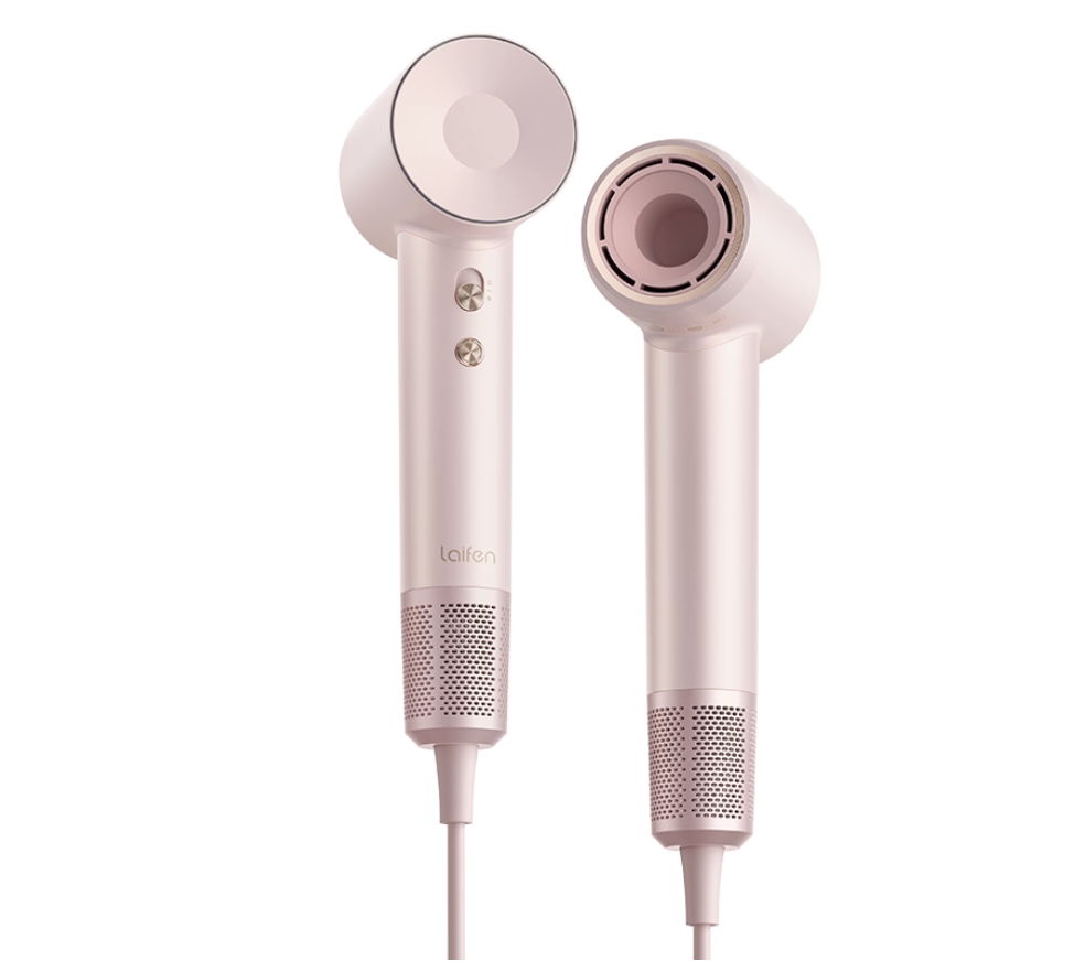 Высокоскоростной фен Laifen с 200 миллионами отрицательных ионов LF03, розовый