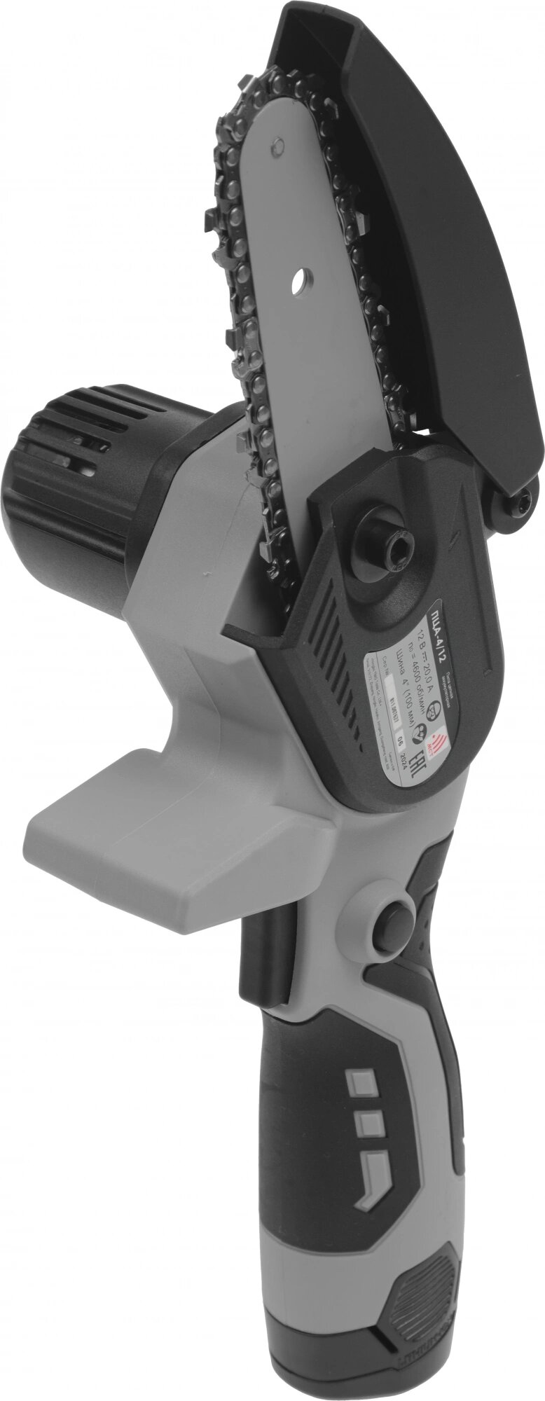 811.2.2.70 / Цепная пила Интерскол ПЦА-4/12, аккумуляторная, 12В, без АКБ, без ЗУ [811.2.2.70]