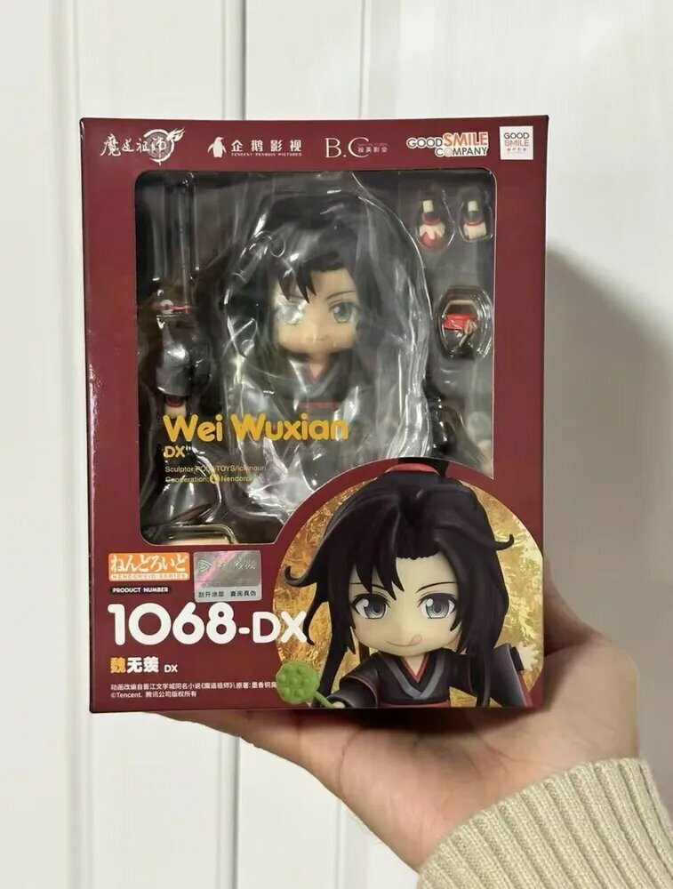GSC GSAS Nendoroid 1068-DX/Аниме бокс Магистр дьявольского культа/Mo Dao Zu Sh/фигурка-Wei Wuxian/Подарки для девочек/10CM(коробка)