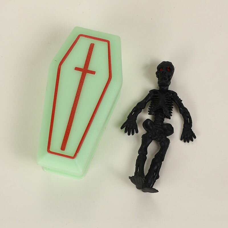 Мини-череп-гроб ужасов, маленькие черепа, декор для вечеринки, миниатюра