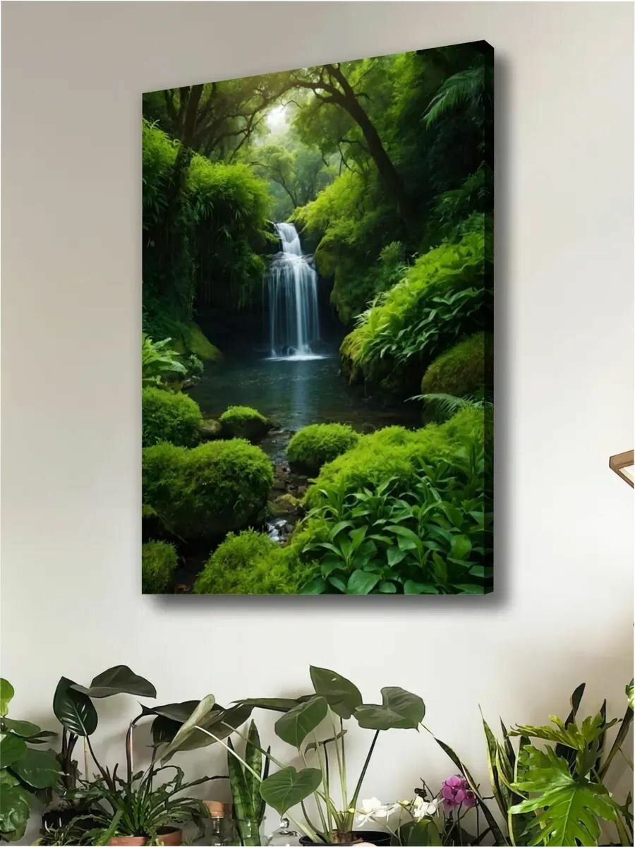 Картина Сердце зелени на стену 30х40см 1шт.