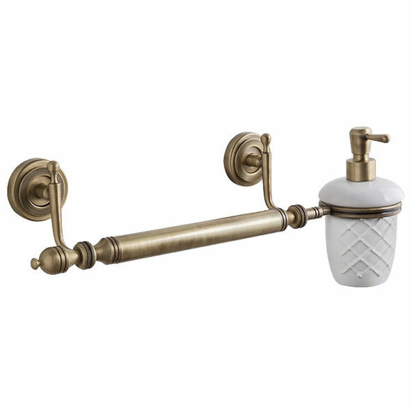 Полотенцедержатель Caprigo Royal 6748 c/br с дозатором