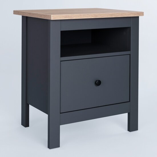 Тумба Гуд Лакк 2.08.03.010.15 сага серая/ясень