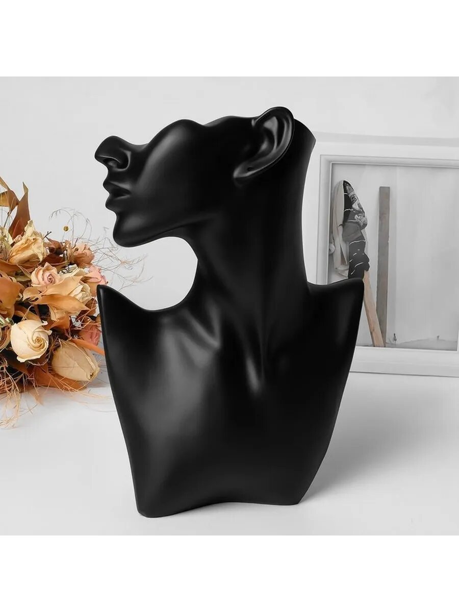 Показательный бюст для украшений, черный