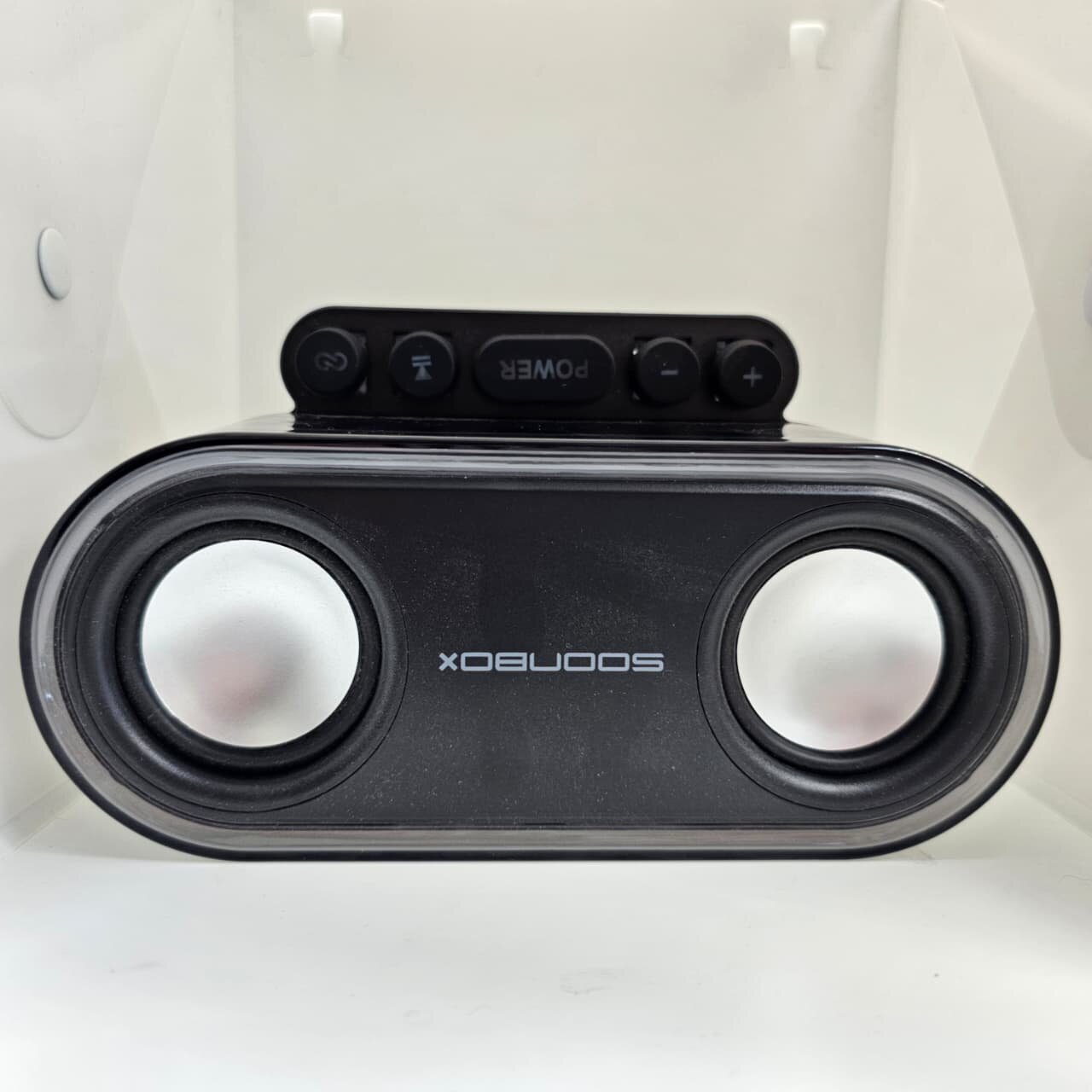 Аудиоколонка портативная SOONBOX S302, черный/прозрачный